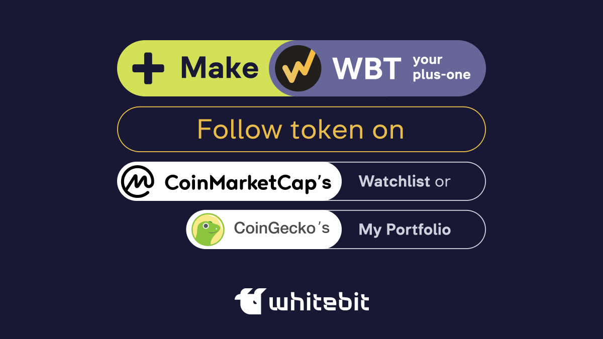 How to start tracking WBT on CoinMarketCap and CoinGecko? | WhiteBIT Blog